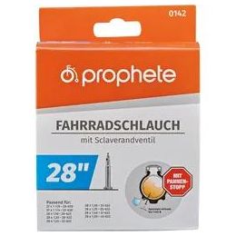Fahrradschlauch Prophete "f&uuml;r Reifengr&ouml;&szlig;e 27/28", schwarz, Fahrradschl&auml;uche, 48mm, Sclaverandventil (SV), 28 Zoll (71,12cm)