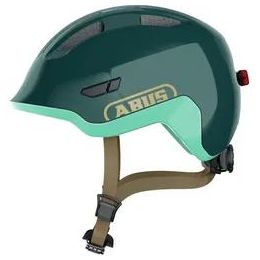 Fahrradhelm Abus "SMILEY 3.0 ACE LED" Gr. S, grün (royal grün), Helme, S Kopfumfang: 45cm - 50cm