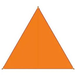 Sonnensegel BENT "Zip-Canvas", orange (orange, rv rot), Sonnensegel, B/T: 250cm x 250cm, Polyester, B:250cm T:250cm