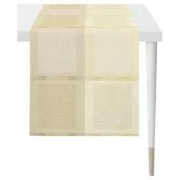 Tischläufer Apelt "Artos, LOFT STYLE, Jacquard", beige (sand, beige, natur, creme), B:44cm L:140cm, Polyester, Tischdecken