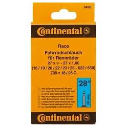 Fahrradschlauch Prophete "CONTINENTAL Race", schwarz, Fahrradschläuche, 48mm, Sclaverandventil (SV), 28 Zoll (71,12cm)