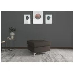 Sit & More Hocker SIT & MORE "Baviene", braun (espresso), B:72cm H:46cm T:72cm, Hocker, Polsterhocker