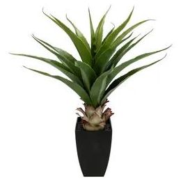 Kunstpflanze I.GE.A. "Agave im Topf", gr&uuml;n, B:38cm H:75cm T:38cm, Kunststoff, Kunstpflanzen, Kunstpflanze