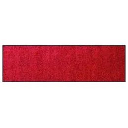 Fu&szlig;matte Salonloewe Gr. 6, rot (kirschrot), B:100cm H:7mm L:150cm, Polyamid, Teppiche, Fu&szlig;matte