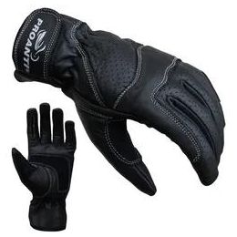 Motorradhandschuhe PROANTI Gr. M, schwarz, Handschuhe, M, Obermaterial: 100% Rindsleder. Innenfutter: 100% Polyester, Damen Leder Handschuhe