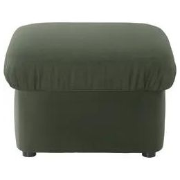 Hocker DOMO collection "Pegnitz", grün, B:60 H:40 T:60, 100% Polyester, Hocker, Polsterhocker