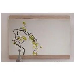 Spiegel Home Affaire "Modena", braun (eichefarben), B:90cm H:64cm T:2cm, Glas, Spiegel, mit abgerundeten Ecken