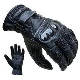 Motorradhandschuhe PROANTI Gr. XXL, schwarz, Handschuhe, XXL, Obermaterial: 100% Rindsleder. Innenfutter: 100% Polyester, aus Leder, kurz geschnitten