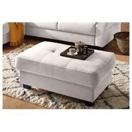 Hocker Home Affaire "Solvei", beige (natur), B:104cm H:45cm T:72cm, Hocker, Hocker mit Stauraum Polsterhocker