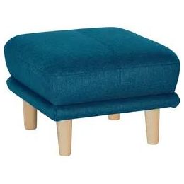 Fu&szlig;hocker Trendmanufaktur "Cecilia", blau (petrol), B:66cm H:44cm T:66cm, Hocker, Fu&szlig;hocker