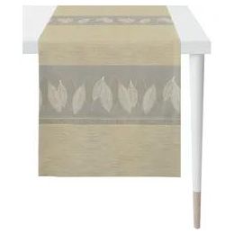 Tischläufer Apelt "2719 LOFT STYLE, Jacquard", bunt (beige, natur, grau), B:44cm L:140cm, Baumwolle, Polyacryl, Polyester, Viskose, Tischdecken