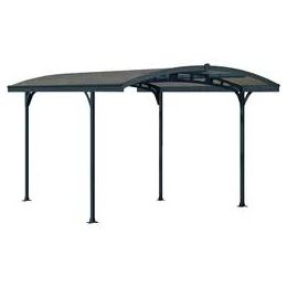 Einzelcarport PALRAM - CANOPIA "Atlas 5000", grau (anthrazit), B/H/T: 288cm x 200cm x 495cm, Carports, aus pulverbeschichtetem Aluminium, auch als Pavillon nutzbar