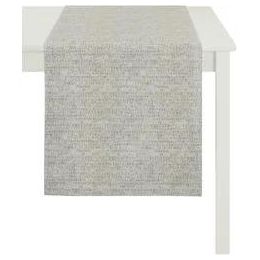 Tischläufer Apelt "1103 Loft Style, Jacquard", grau (taupe, beige), B:48cm L:140cm, Polyester, Viskose, Tischdecken