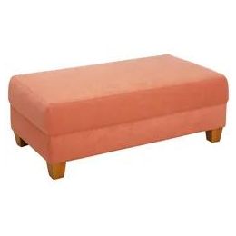 Hocker Home Affaire "Belfort", orange (terra), B:128 H:46 T:71, Luxus-Microfaser Vintageoptik(100% Polyester);Struktur fein ( 100% Polyester);Luxus-Microfaser ALTARA NUBUCK (100% Polyester), Hocker, Polsterhocker