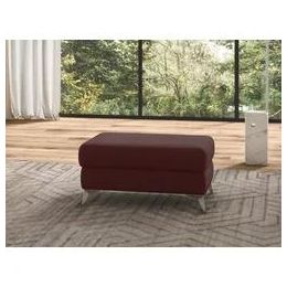 Sit & More Stauraumhocker SIT & MORE "Padua", rot (bordeaux), B:100cm H:47cm, Hocker, mit Stauraum