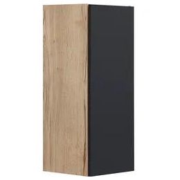 H&auml;ngeschrank Optifit "Roth", schwarz (anthrazit, wildeichefarben), B:30cm H:89,6cm T:34,6cm, Schr&auml;nke, H&auml;ngeschrank, Breite 30 cm