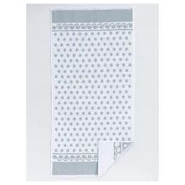 Handtuch Ross Gr. 1, silber (silberfarben), B:50cm L:100cm, Walkfrottee, 100% Baumwolle, Handtücher
