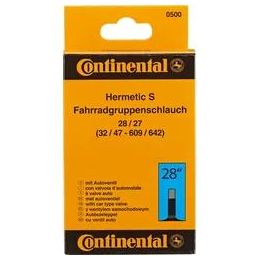 Fahrradschlauch Prophete "CONTINENTAL", schwarz, Fahrradschläuche, 48mm, Autoventil (AV), 28 Zoll (71,12cm)