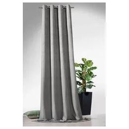 Weckbrodt-Gardinen Vorhang WECKBRODT "Lucca", grau, B:135cm H:245cm, Jacquard, Polyester, Gardinen, Jacquard, blickdicht, Thermo, Verdunkelung, abdunkelnd, Gardine, Store