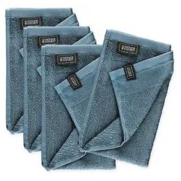 Schöner Wohnen Gästehandtücher "Sense", blau, B:30cm L:50cm, Frottee, Obermaterial: 100% Baumwolle, SCHÖNER WOHNEN-KOLLEKTION, Handtücher, mit Velourborte, hautschmeichelnde Airtouch Qualität, super weich