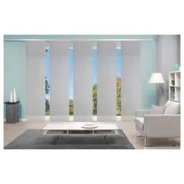 Schiebegardine Vision S "5ER SET ROM" Gr. 1, grau, B:60cm H:260cm, Polyester, Gardinen, HxB: 260x60, Schiebevorhang 5er Set Uni