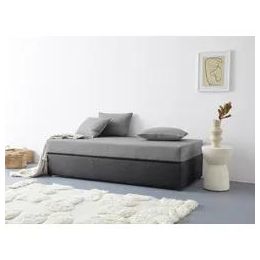 Polsterliege Maintal "Diana", grau (grau, anthrazit), B:93cm L:203cm, Komplettbetten