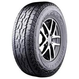 Ganzjahresreifen Bridgestone "DUELER AT 001", schwarz, 265mm / 65 % R 17 112T,Die an der Seitenwänden desmontierten Reifens abgebildeten Zahlen und Buchstaben, wie z.B. 215/55 R18 95H stehen für: Breite Autoreifen/Querschnittsverhältnis Reifenbauart Durchmesser Felge Tragfähigkeitsindex Geschwindigkeitsindex. Alternativ ist die, Autoreifen