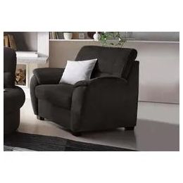 Sit & More Sessel SIT & MORE "Pandora", schwarz, B:103cm H:91cm T:90cm, Luxus-Microfaser ALTARA NUBUCK (100% Polyester), Luxus-Microfaser (100% Polyester), Luxus-Microfaser ALTARA NUBUCK (100% Polyester), Sessel