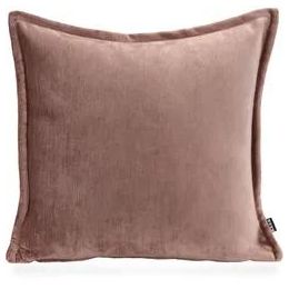 HOCK Dekokissen H.O.C.K. "Bonanza", rosa (rosa, unifarben), B:50 H:10 L:50, Obermaterial: 100% Polyester. Füllung: 100% Polyester, Dekokissen_Sitzkissen_Kissenhüllen, leicht schimmernd, inkl. Füllung, Bezug mit Reißverschluss abnehmbar