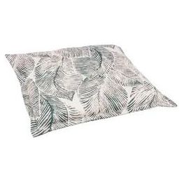 Hockerauflage GO-DE, beige, B:50cm H:7cm T:50cm, Baumwolle, Polyester, Polyurethan, Polsterauflagen, 50x50 cm