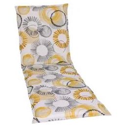 Liegenauflage GO-DE, beige, B:60cm H:190cm, Bezug: 65% Polyester, 35% Baumwolle, Polsterauflagen, 190 x 60 cm