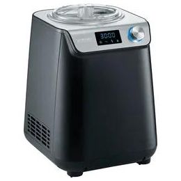 Severin Eismaschine "EZ 7407", schwarz, B:28cm H:35,5cm T:25cm, Eismaschinen, inkl. automatischer keep-cooling-Funktion