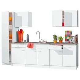 H&auml;ngeschrank KOCHSTATION "KS-Elster", wei&szlig; (wei&szlig;, wei&szlig;), B:40cm H:57cm T:34cm, Schr&auml;nke, H&auml;ngeschrank, Breite 40 cm, 1 Einlegeboden