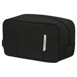 Kulturbeutel Samsonite "RESPARK Toilet Kit Toilet Pouch", Gr. B/H/T: 23cm x 13cm x 12cm, schwarz (ozone schwarz), Polyester, unifarben, Taschen Kulturbeutel Kosmetiktasche, Kosmetiktasche Reisekosmetiktasche Beauty-Bag mit Tragegriff