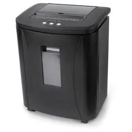 Hama Aktenvernichter "Aktenvernichter für Chipkarten, Magnetstreifen, Papier, Plastikkarten", schwarz, B:37cm H:52,3cm L:26cm, Aktenvernichter, 25 Liter, Sicherheitsstufe E3 P4 T4, Premium Schredder, Auto Einzug