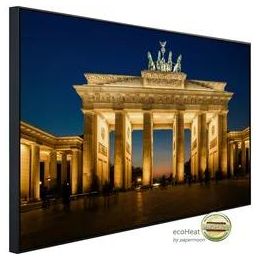 papermoon Infrarotheizung "Brandenburger Tor", bunt (kunstmotiv im aluminiumrahmen), B/H/T: 80 x 60 x 3, 450, Heizkörper, sehr angenehme Strahlungswärme