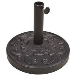 Kunststoffschirmständer Garden Pleasure, schwarz, Ø:33cm, Kunststoff, Stahl, Schirmhalterungen, Ø 33 cm, 12 kg