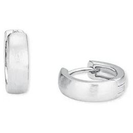 Paar Creolen Amor "2023069", silber (silberfarben), Ohrringe, Damen, Silber 925 (Sterlingsilber)