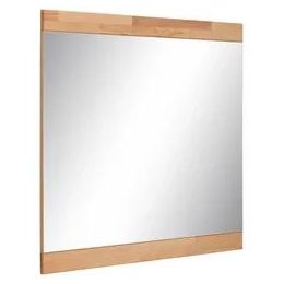 Spiegel VOGL MÖBELFABRIK "Toronto", braun (buchefarben), B:80cm H:80cm T:2cm, Glas, Spiegel