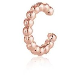 Single-Ohrhaken Elli "Earcuff Single Dots Design 925 Sterling Silber", rosa (rosegold), Ohrringe, Damen, OneSize, ohne Stein, Silber 925 (Sterlingsilber)