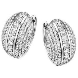Paar Creolen Goldmaid, silber (silberfarben), Ohrringe, Damen, Silber 925 (Sterlingsilber)