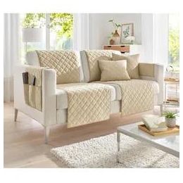 Tagesdecke Gr. 3, beige, B:40cm L:60cm, 100% Polyester, Tagesdecken
