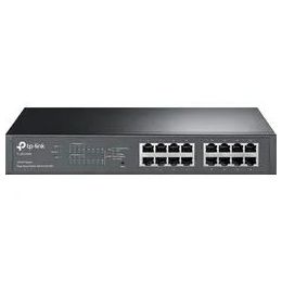 TP-LINK Netzwerk-Switch "TL-SG1016PE 16-Port Gigabit Desktop POE", schwarz, B:29,4 H:4,4 T:18, Netzwerk-Switches