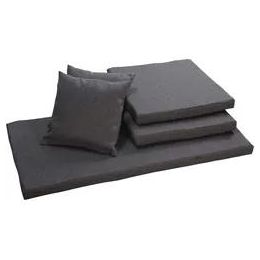 Sesselauflage GO-DE "Formentera", grau (dunkelgrau), B:110cm H:5cm T:53cm, Obermaterial: 100% Polyester, Polsterauflagen