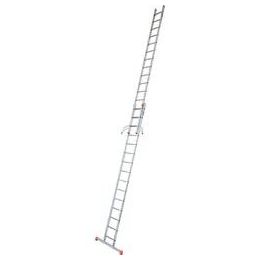 Schiebeleiter Krause "Fabilo", silber (silberfarben), B:43cm H:440cm, Aluminium, Leitern