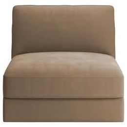 Sofa-Mittelelement RAUM.ID "Innovid", braun (chocco), B:95cm H:87cm T:108cm, 100% Polyester, Polsterelemente, Modernes Modul-Polsterprogramm