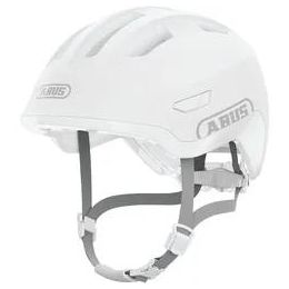 Fahrradhelm Abus "SMILEY 3.0 ACE LED" Gr. S, weiß (pure weiß), Helme, S Kopfumfang: 45cm - 50cm