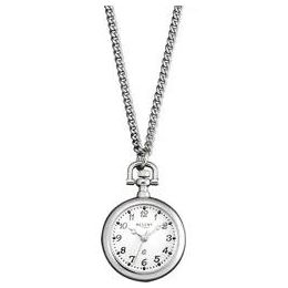 Regent Uhren Kettenuhr REGENT "P766", silber (edelstahlfarben), Taschenuhren, Damen, Quarzuhr, Damenuhr