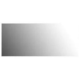 Wandspiegel Germania "Univa", schwarz, B:140cm H:60cm T:3cm, Spanplatte, glasspiegel, Spiegel, mit zurückspringender Trägerplatte, sodass eine Schattenfuge entsteht