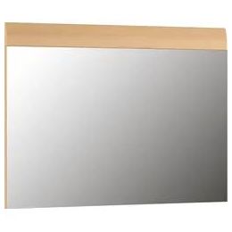 Spiegel Germania "Adana", braun (edelbuchfarben), B:89cm H:63cm T:4cm, Glas, Massivholz, Spiegel
